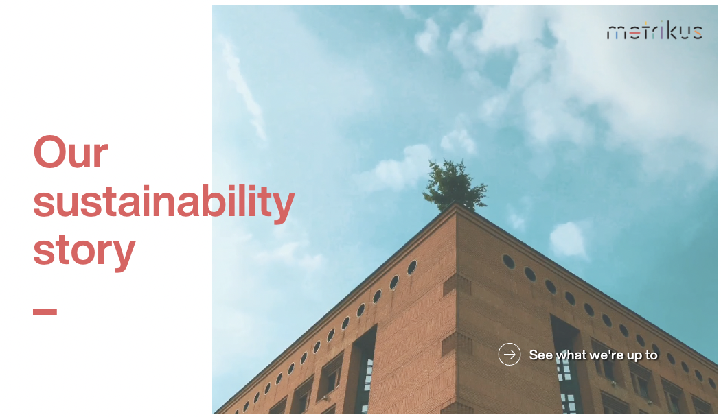Sustainability at Metrikus | Metrikus
